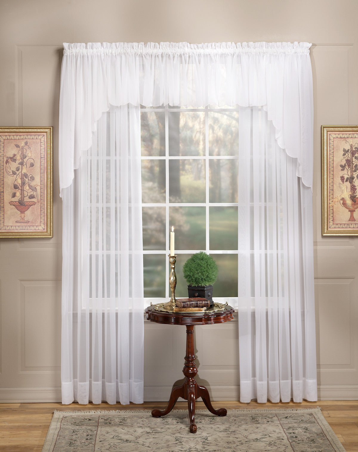 Emelia Voile 100% Polyester Sheer Panels