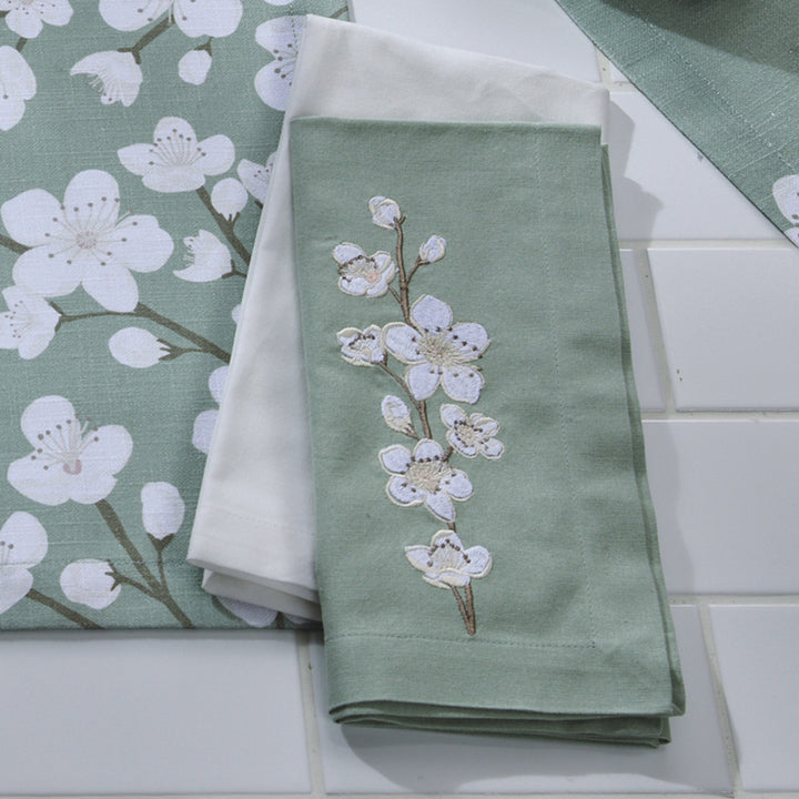 Cherry Blossom Tailored Valance & Table Linens