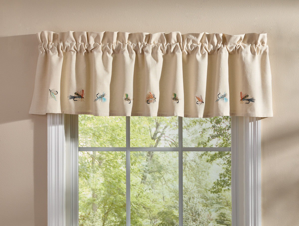 Fly Fishing Valances & Table Linens