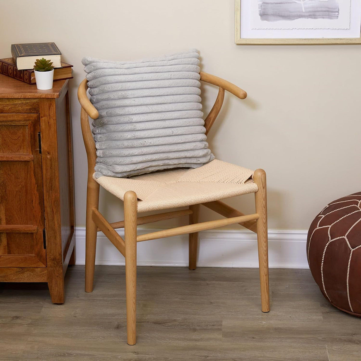 Lush Faux Fur Decorative Toss Pillow