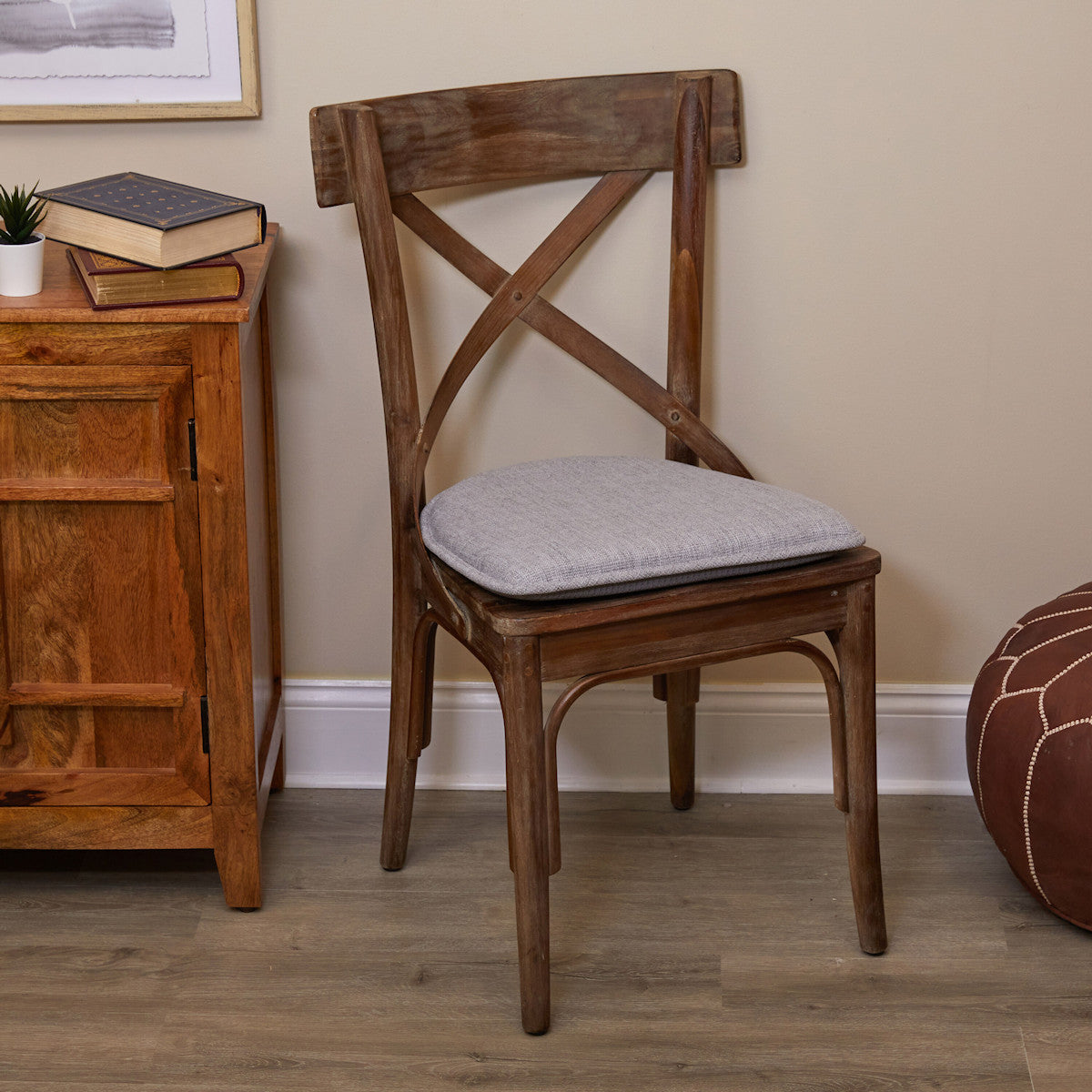 100% Polyester Sylvia Gripper Chair Pad