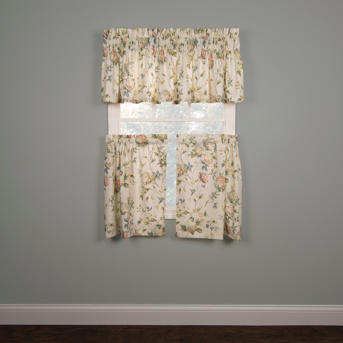 Abigail Tier and Tailored Curtain
