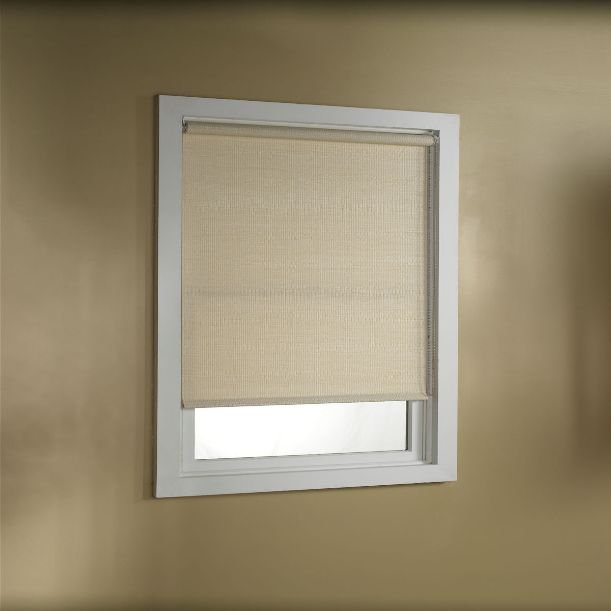 Deluxe Woven Cane Paper Roller Shade Natural