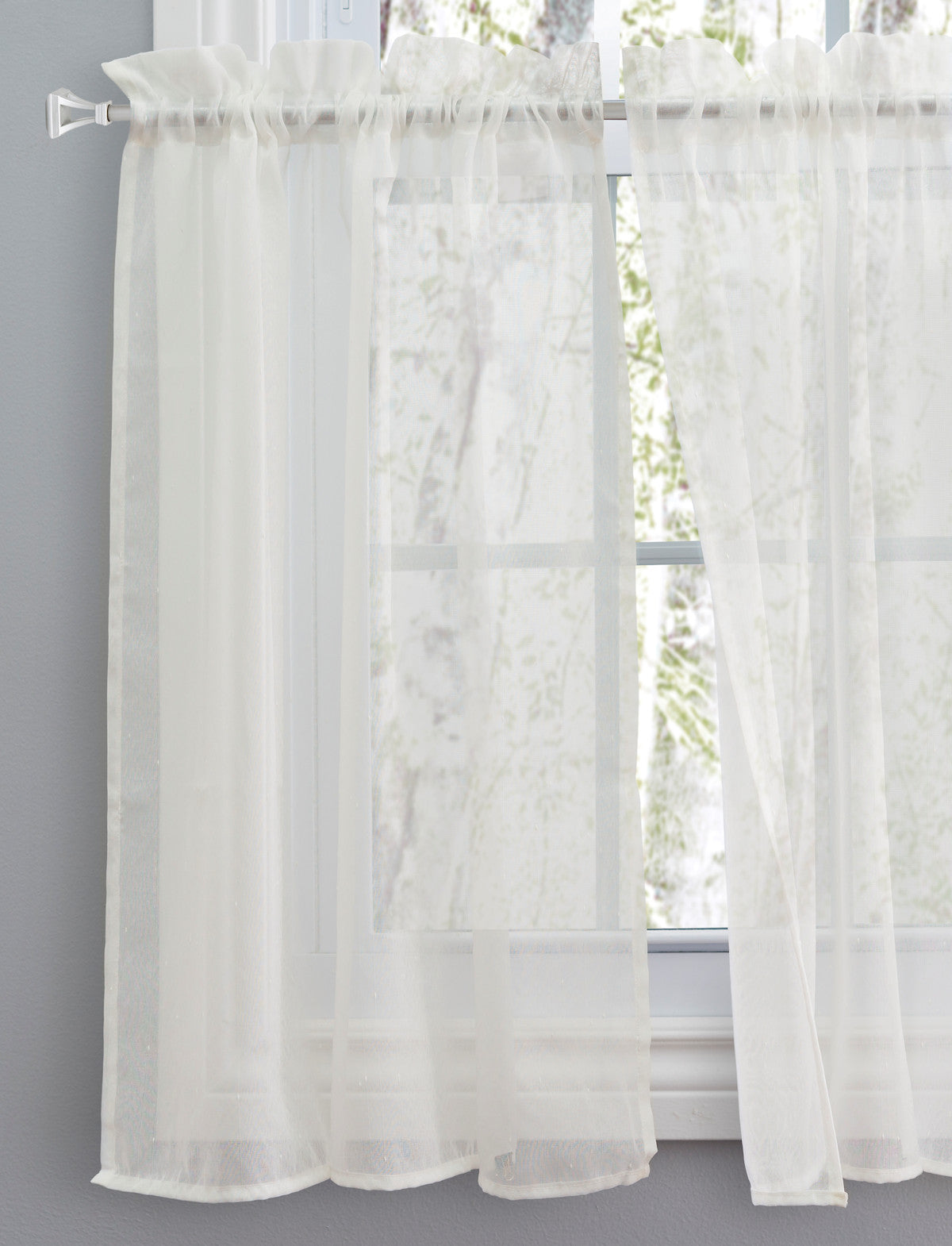 Sea Glass Semi-Sheer Tiers