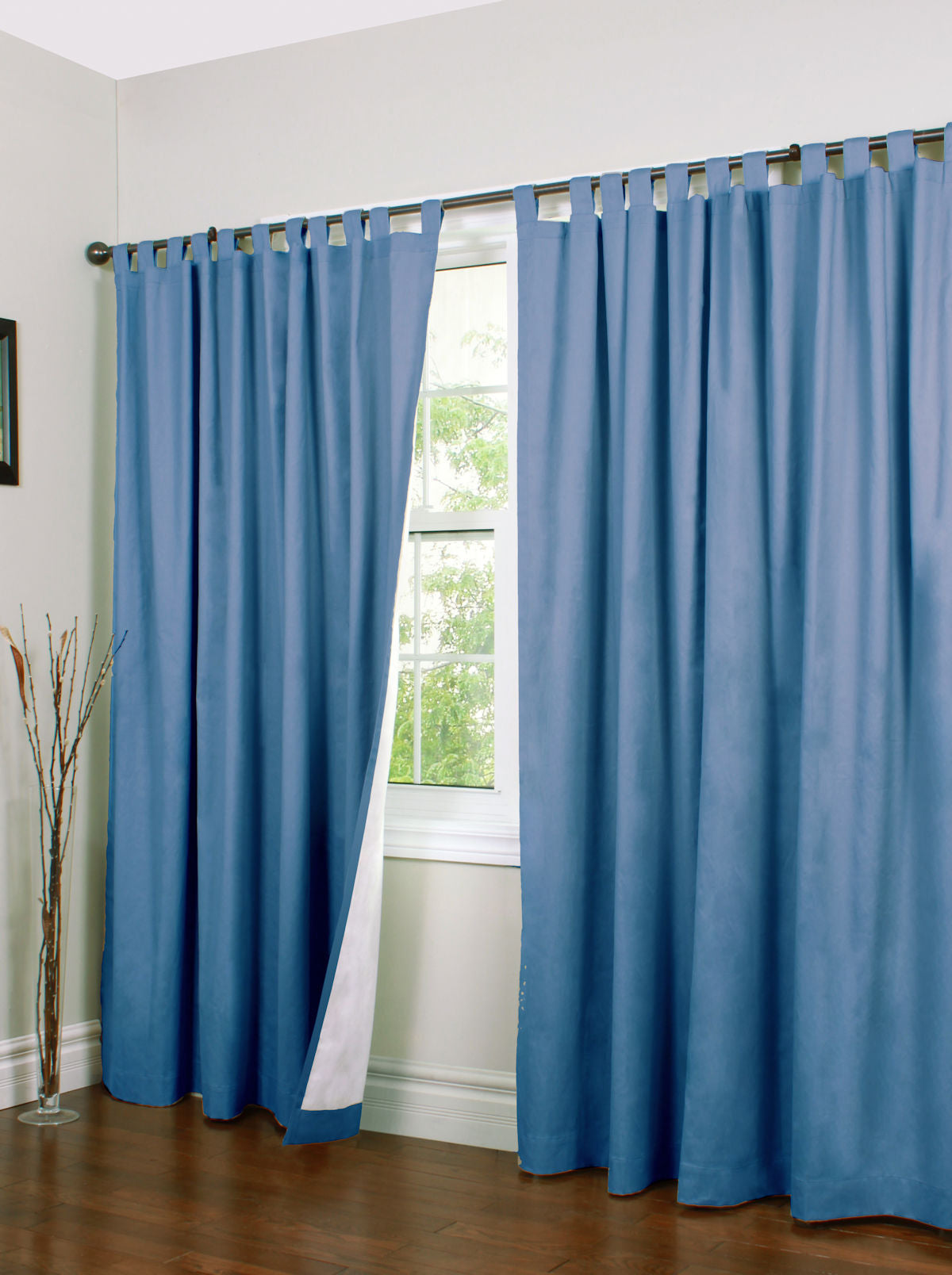 Weathermate Insulated Tab Curtain Blue